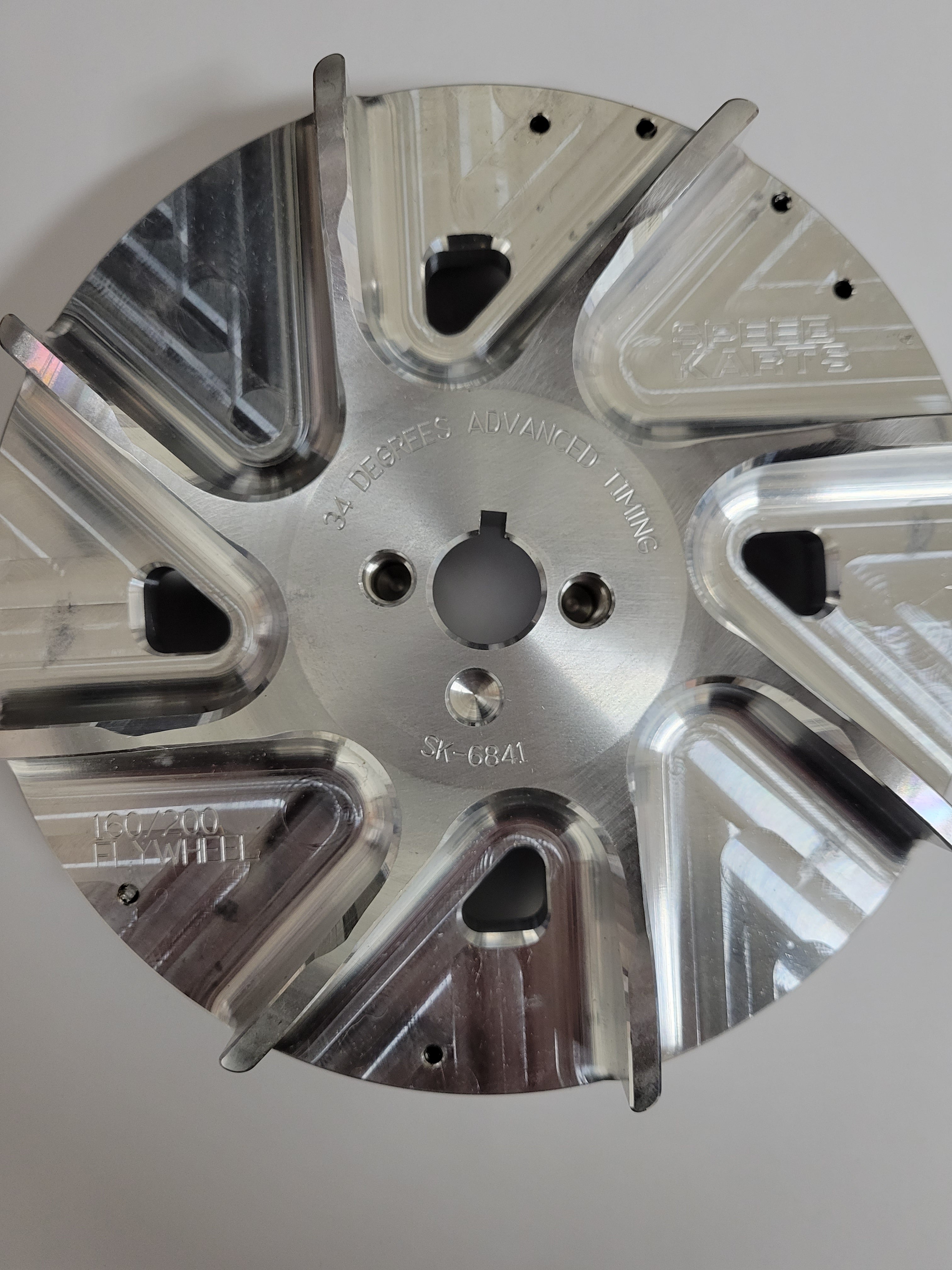 REV Style Clone Flywheel for 196cc | AKRA/NKA Approved Kart Racing Part ...